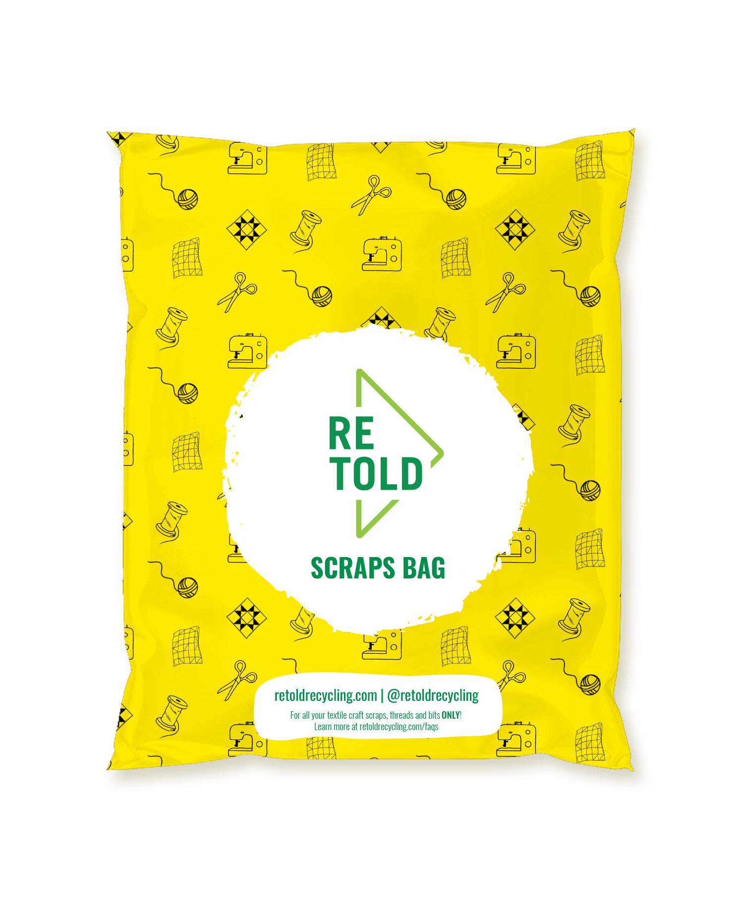 Scraps Bags 10 Pack – Retold Recycling